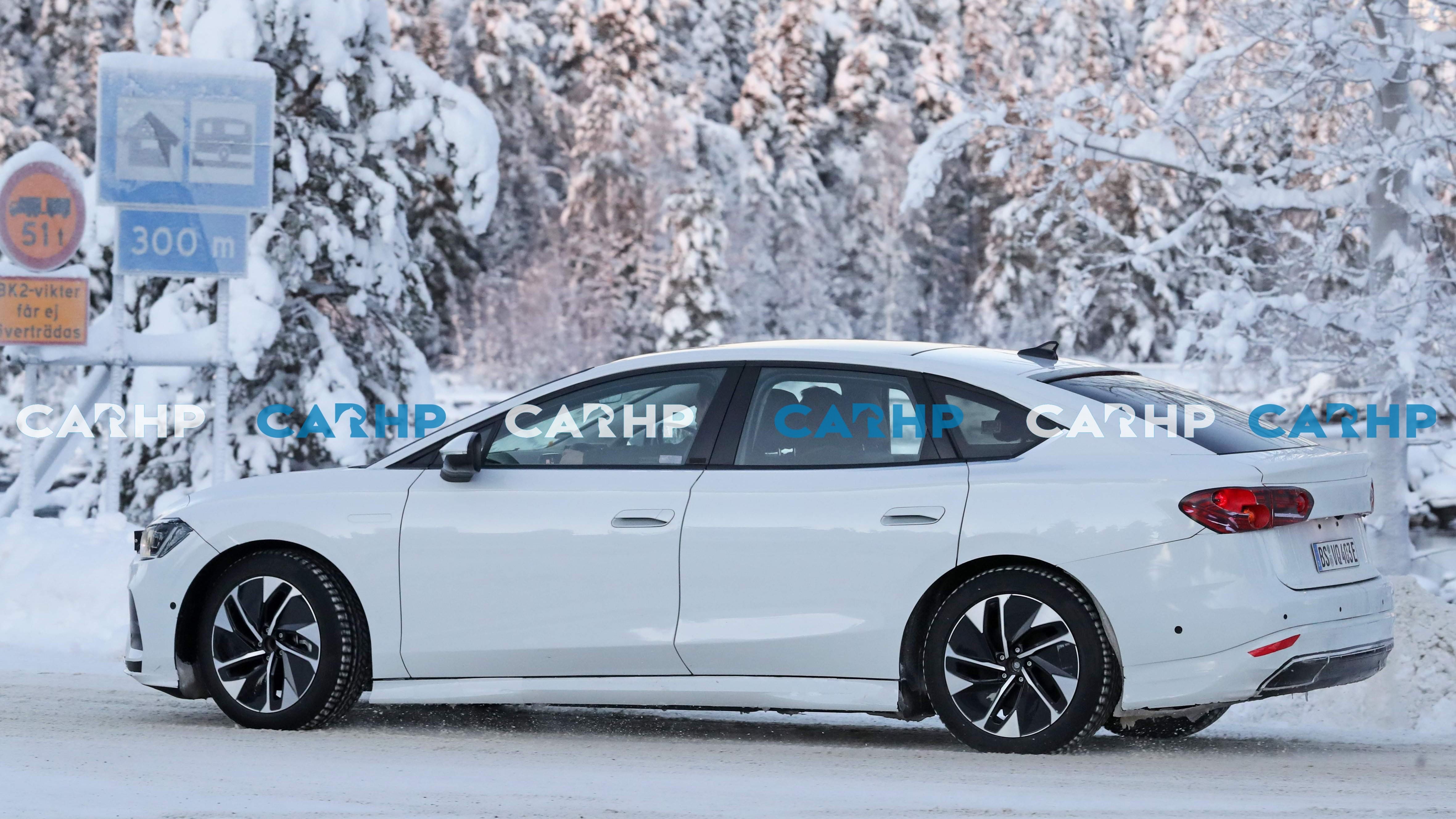 The All-New Volkswagen Aero B EV Sedan Spied Testing
